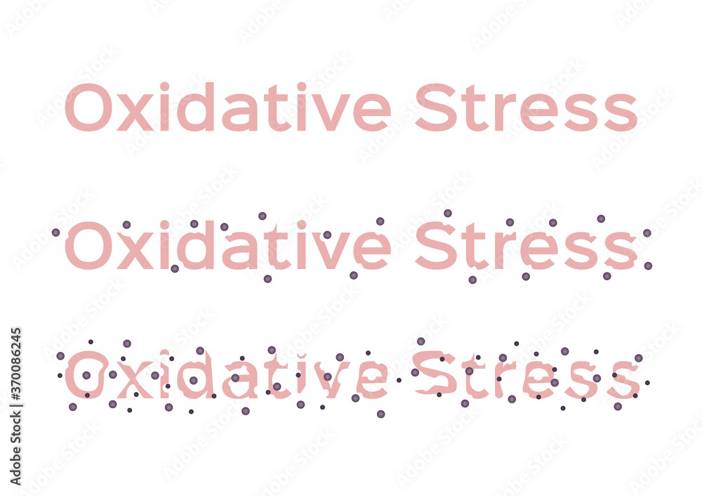 Oxidative Stress cell vector / free radical Stock Vector | Adobe Stock