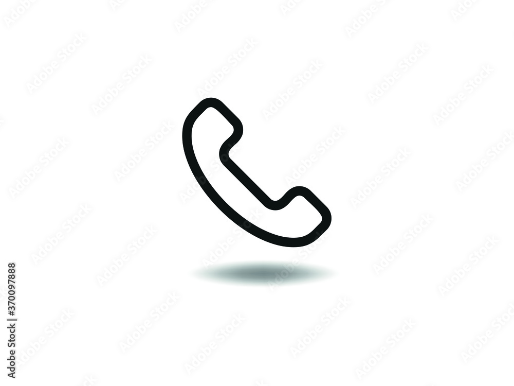 Phone Icon Vector illustration. Perfect Telephone symbol. call sign ...