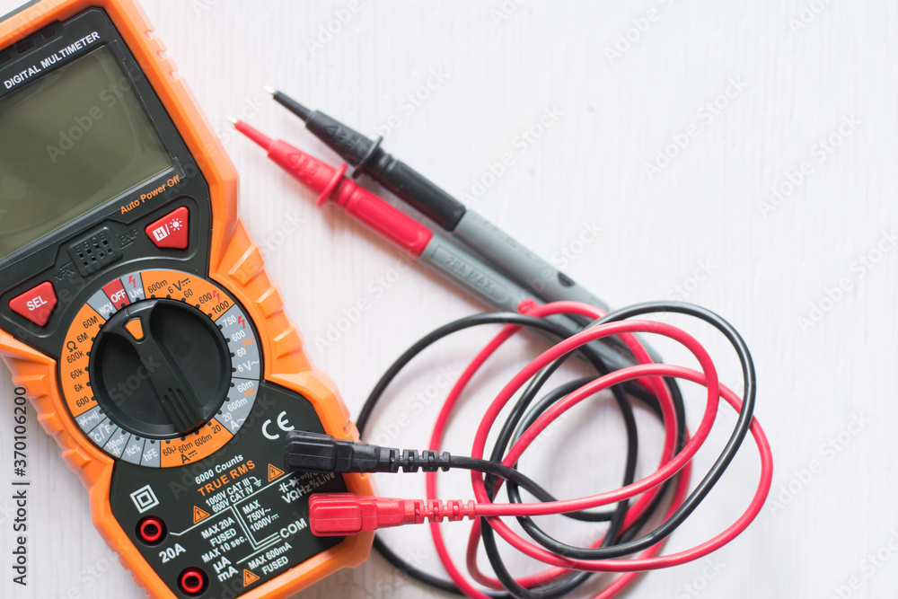 A multi meter or a multi-tester is an electronic measuring instrument ...