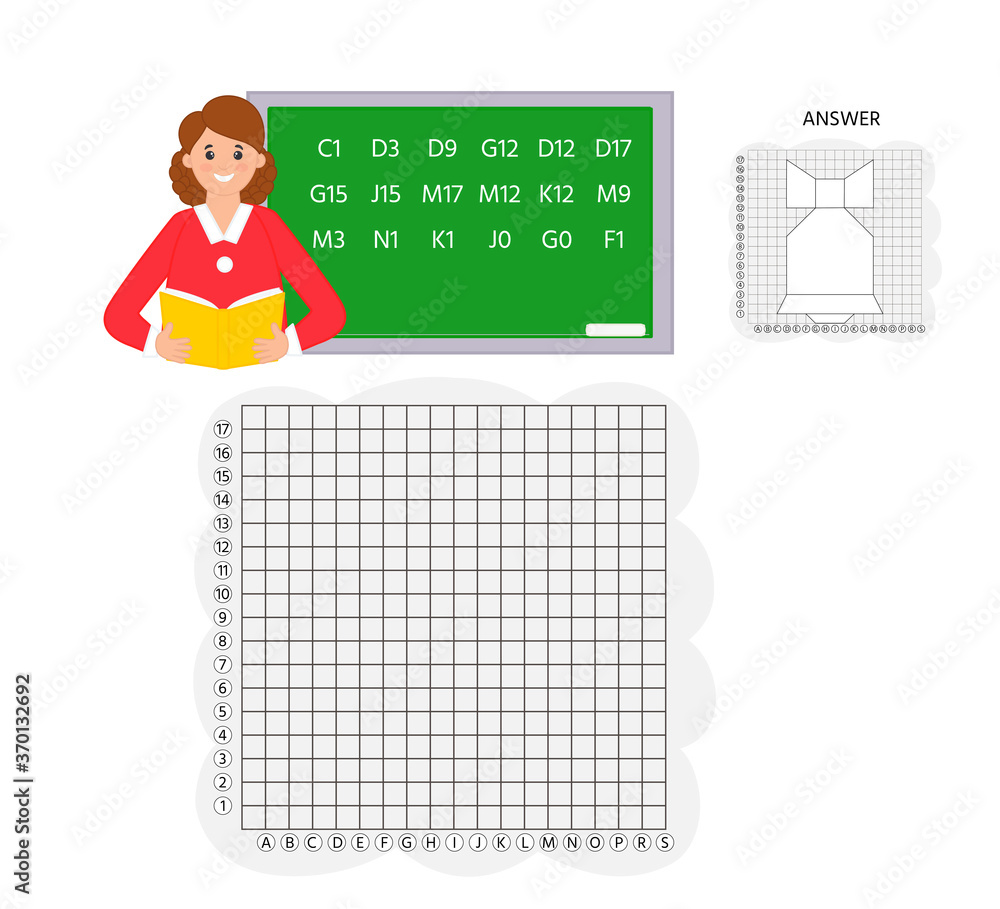 Kids learning material. Educational iq game for children.Draw dots and ...