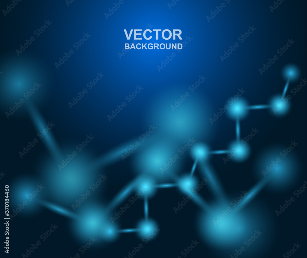 Abstract background. molecules design. Atoms. Medical or Science ...