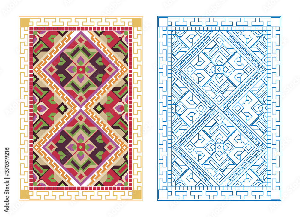 Vietnamese brocade pattern (2) Stock Vector | Adobe Stock