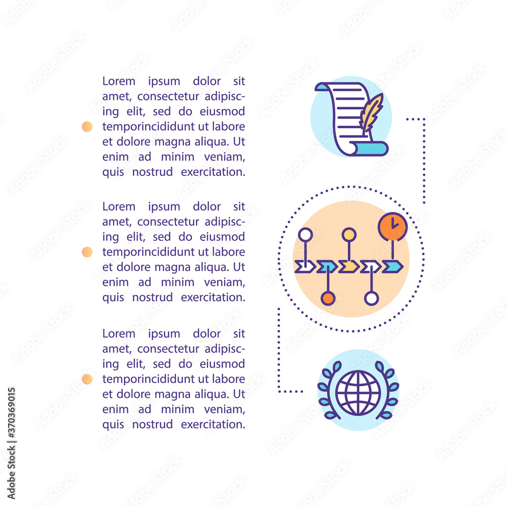 Human rights evolution concept icon with text. Universal declaration ...