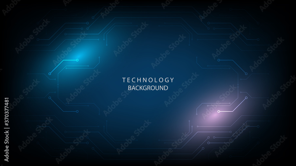 Abstract technology background, Illustration,Hi-tech communication ...