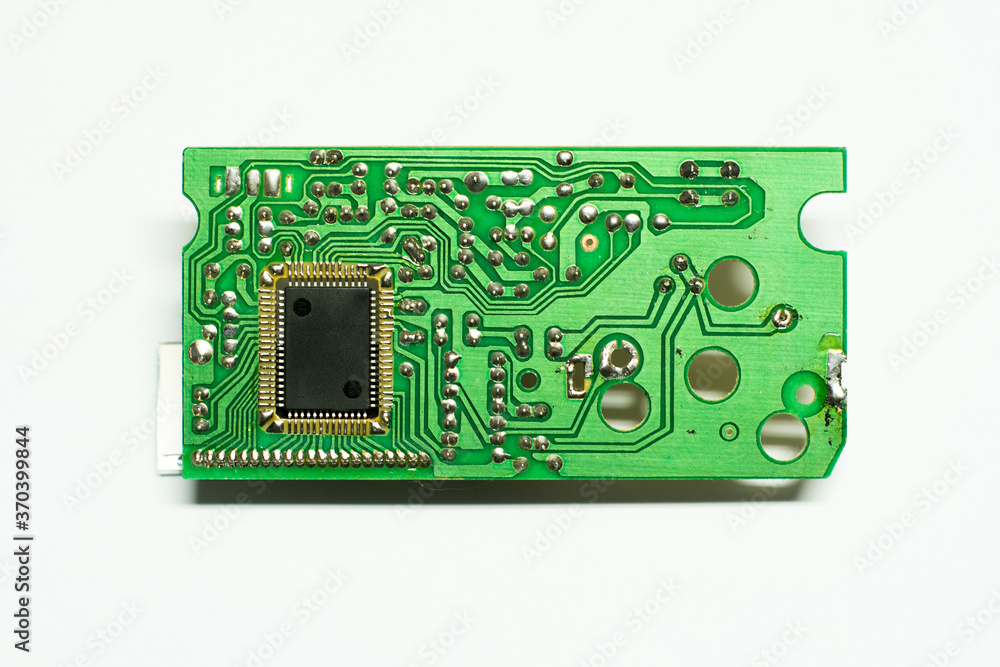 Printed schematic chip control panel electronic circuit Stock Photo ...