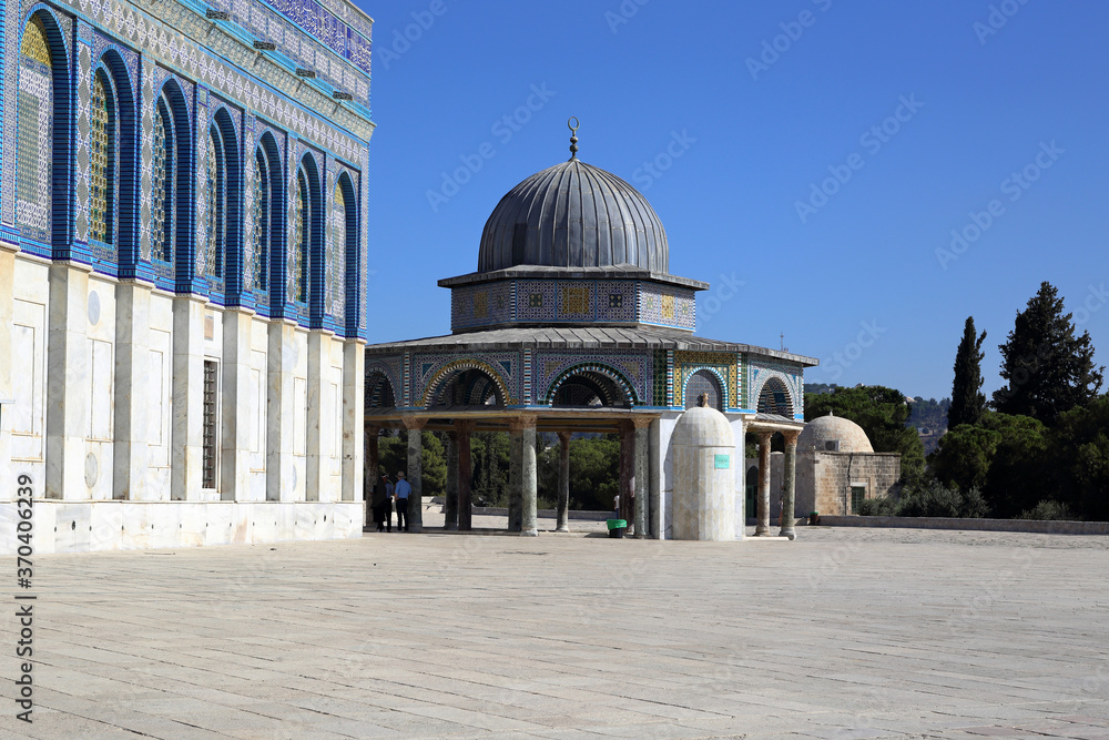 Dome of the Rock.Temple Mount. Al-Aqsa Mosque. Dome of the Rock.Temple ...