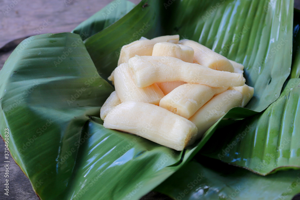 Tapai or Tape or Peuyeum are traditional food snack from indonesia ...