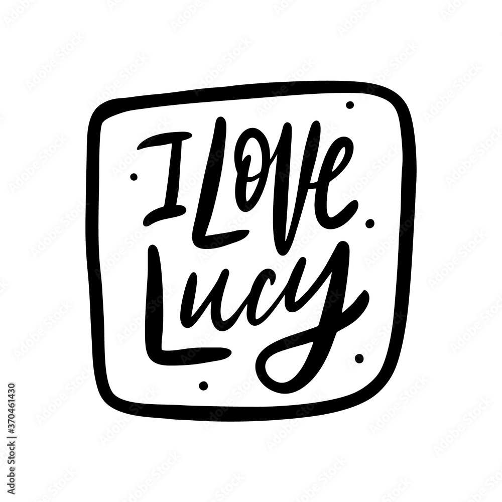 I Love Lucy Logo Font
