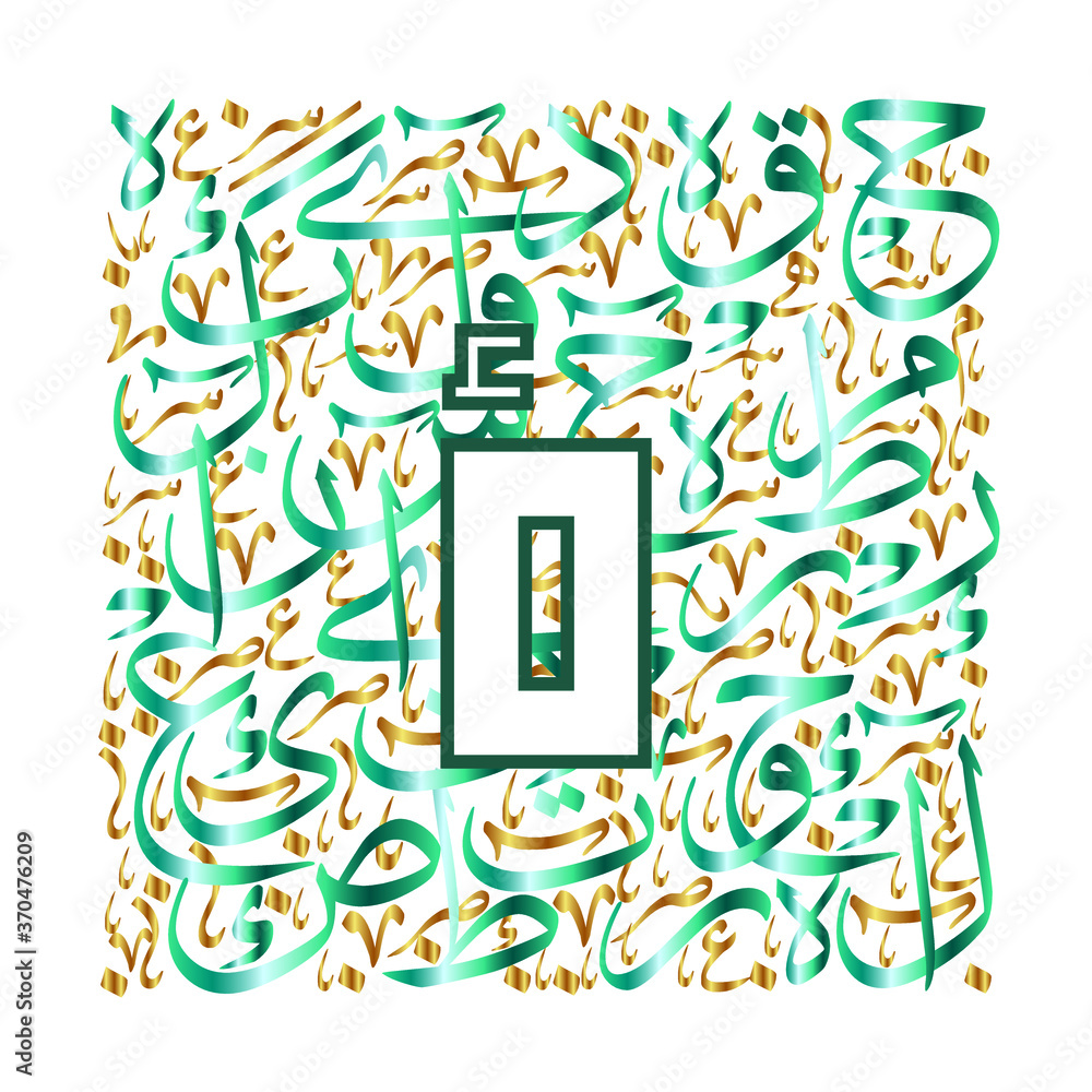 Islamic Calligraphy Alphabet
