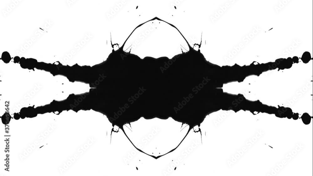 Ink Splatter And Stains Brushes Patterns Animation Effect/ 4k animation ...