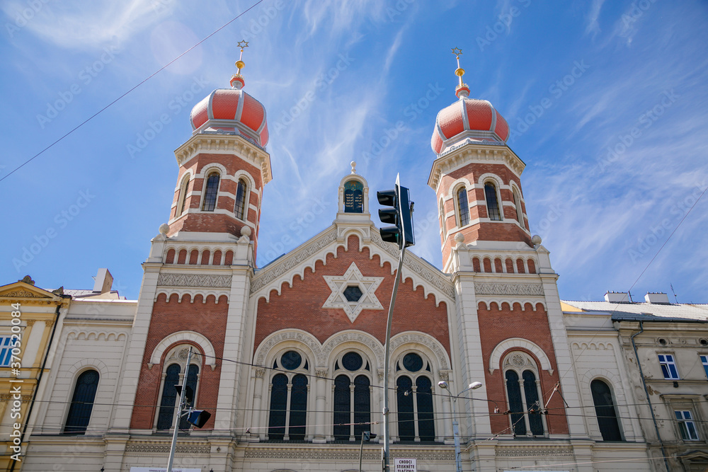 The Great Synagogue in Plzen, the second largest synagogue in Europe ...