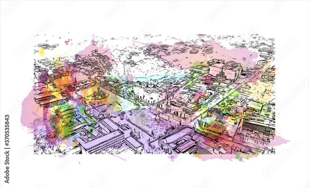 Building view with landmark of Alor Setar, known as Alor Star from 2004 ...