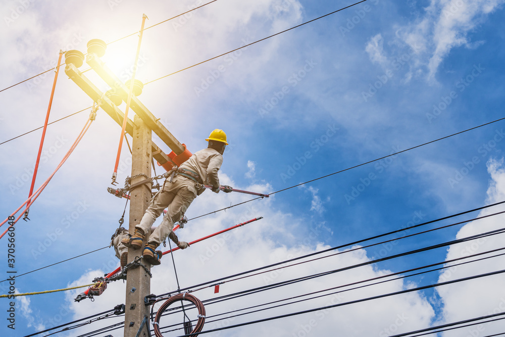 The lineman used tie stick to carve the tie wire used to wrap the ...