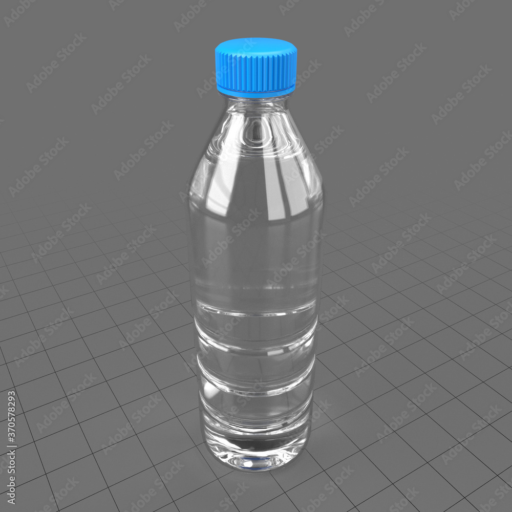 Water bottle Stock 3D asset | Adobe Stock
