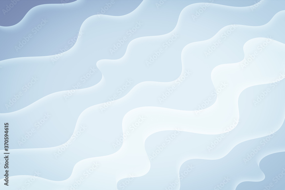 Abstract curved wave template for your design. Illustration with curves ...