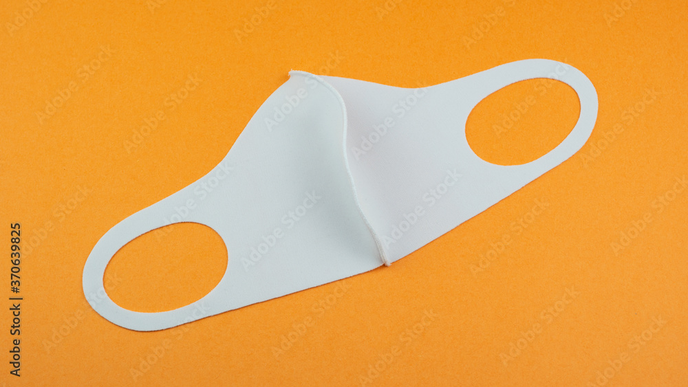 Protective non medical face mask rotation, New Normal social concept ...