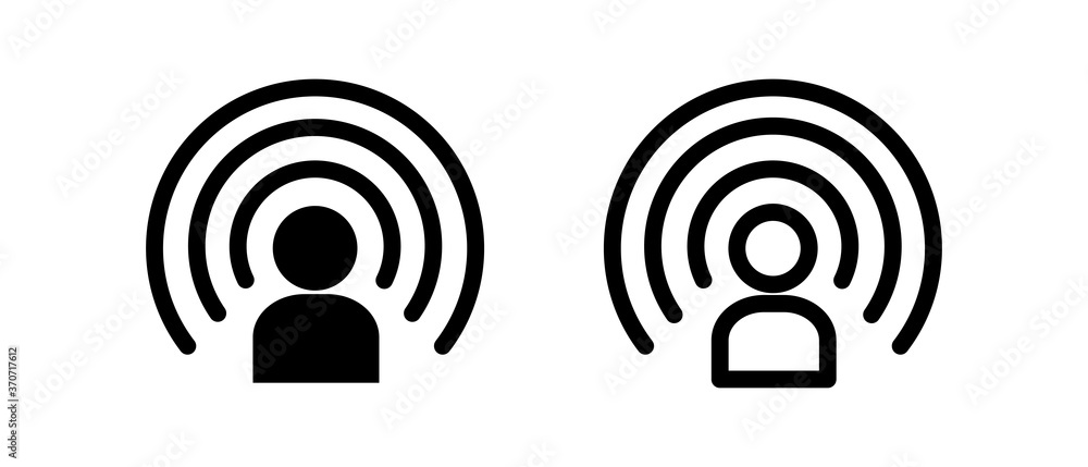 Influence icon, influencer . Influencer symbol illustration. Stock ...