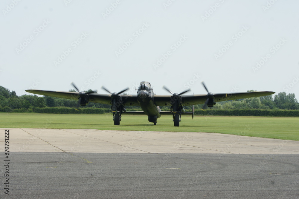 Avro Lancaster bomber, British ww2 heavy bomber Stock Photo | Adobe Stock
