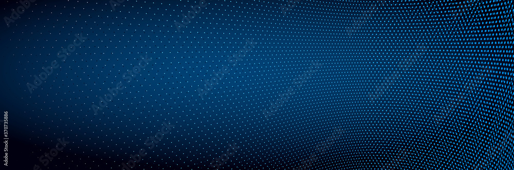 Vector abstract dark blue dotted background with dimensional ...