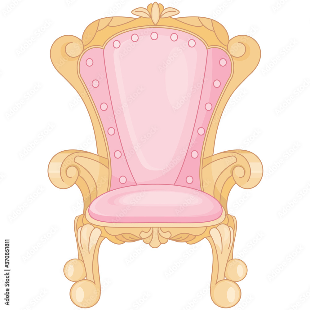 Princess Throne Stock Vector | Adobe Stock