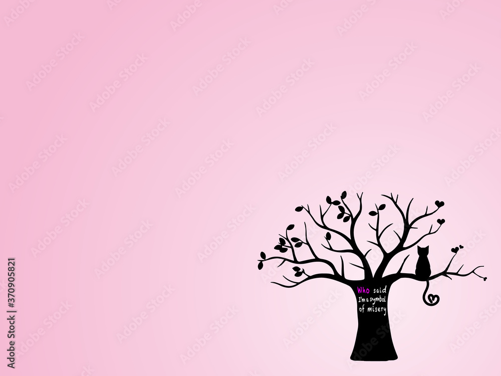 Who-said-I-was-a-symbol-of-misery Stock Vector | Adobe Stock