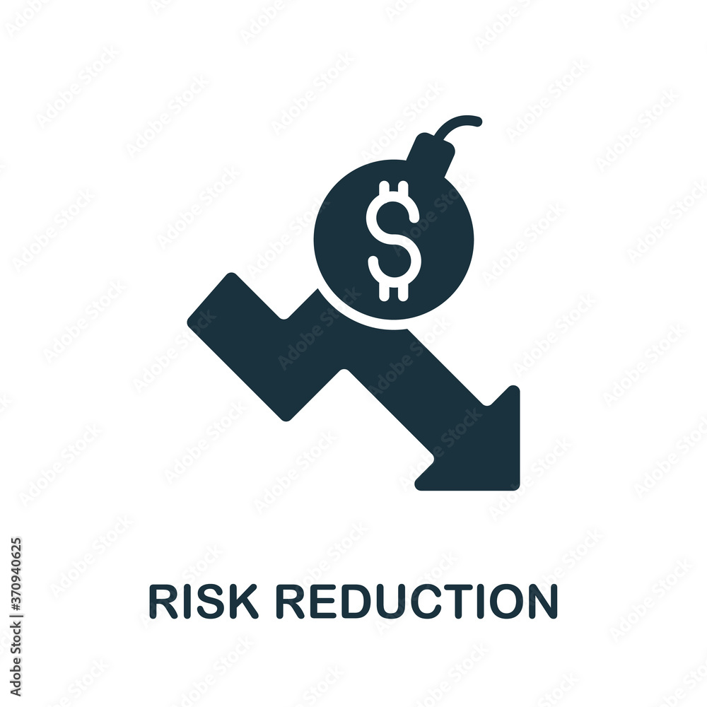 Risk Reduction icon. Simple element from investment collection ...