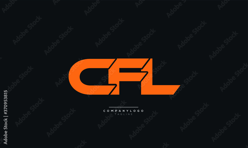 CFL Letter Business Logo Design Alphabet Icon Vector Symbol Stock ...