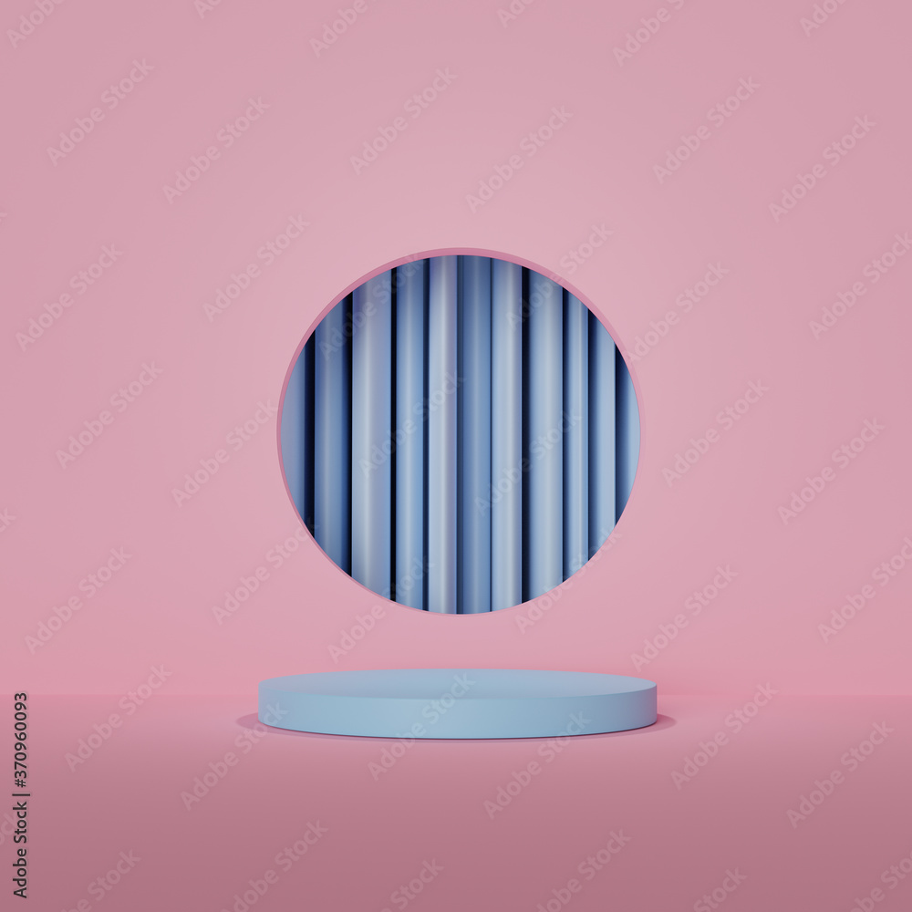 Abstract geometry display shape with empty space. podium minimalist ...