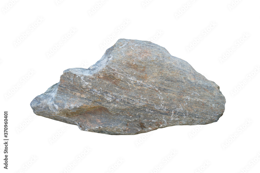 gneiss and schist rock isolated on a white background. metamorphic rock ...