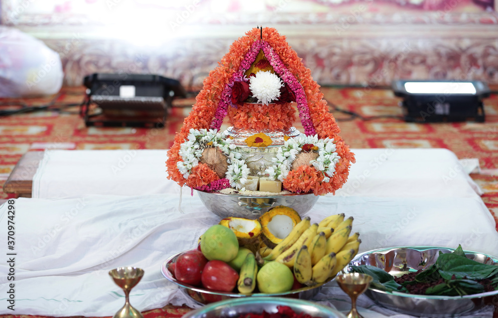 Indian Traditional Concept with Kalash Stock Photo | Adobe Stock