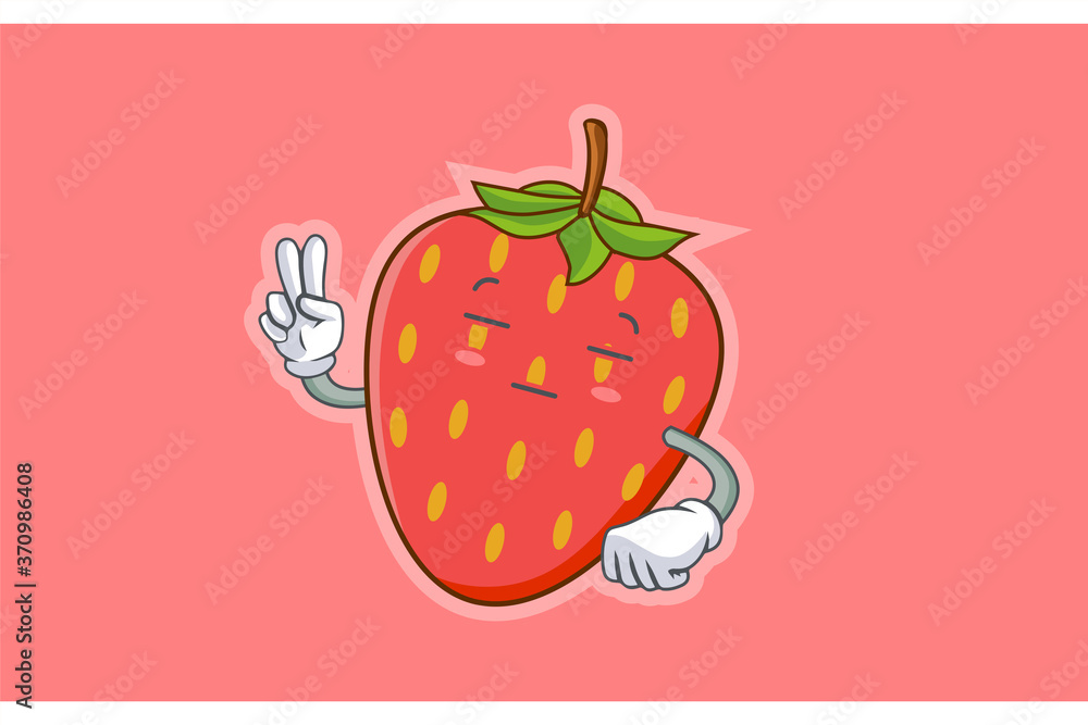 ZONK, MEDITATIVE, UNAMUSED Face Emotion. Peace Hand Gesture. Red ...