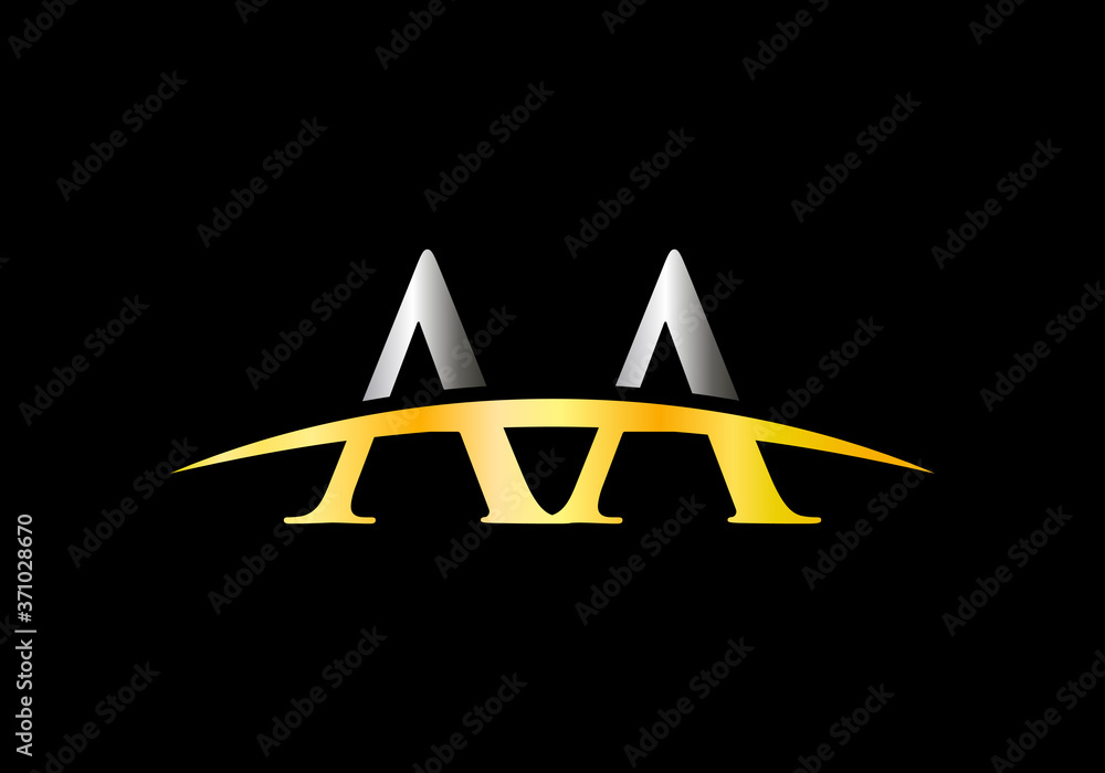 AA logotype for business and company identity. Elegant and stylish ...