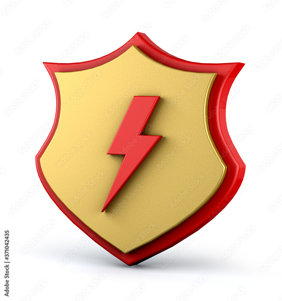 Red Lightning Bolt Logo