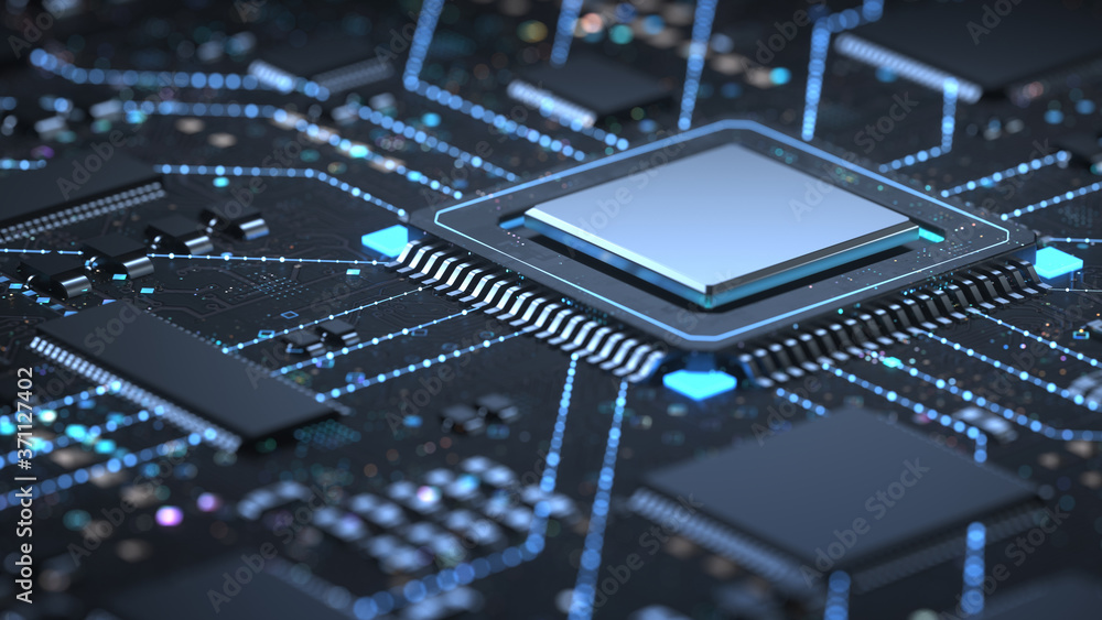 Three dimensional technology circuit board chip and 5g stereo character ...