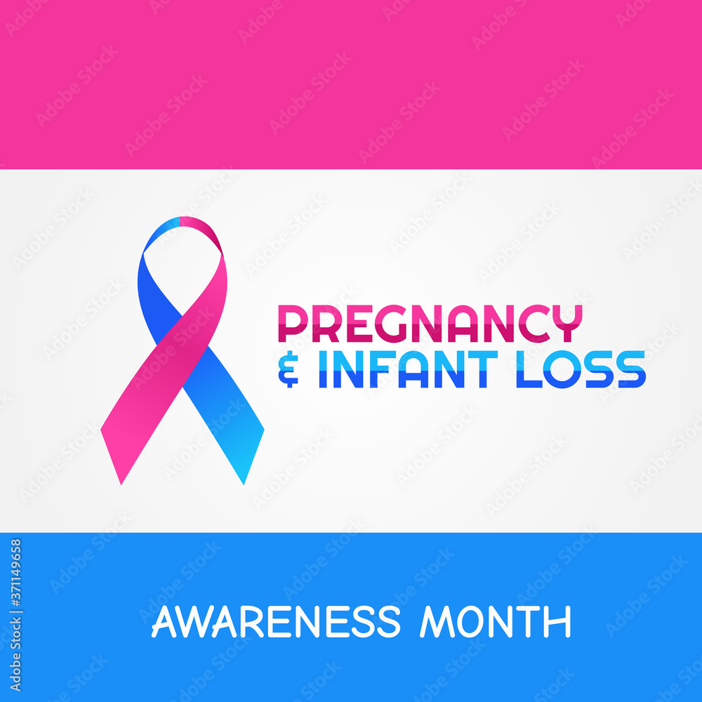 Vector graphic of Pregnancy and Infant Loss Month good for Pregnancy ...