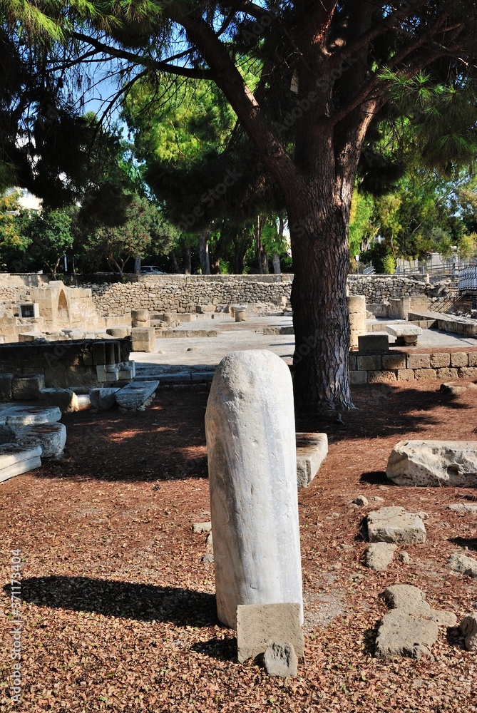 Saint Paul's pillar, on which, according to the legend, St Paul was ...