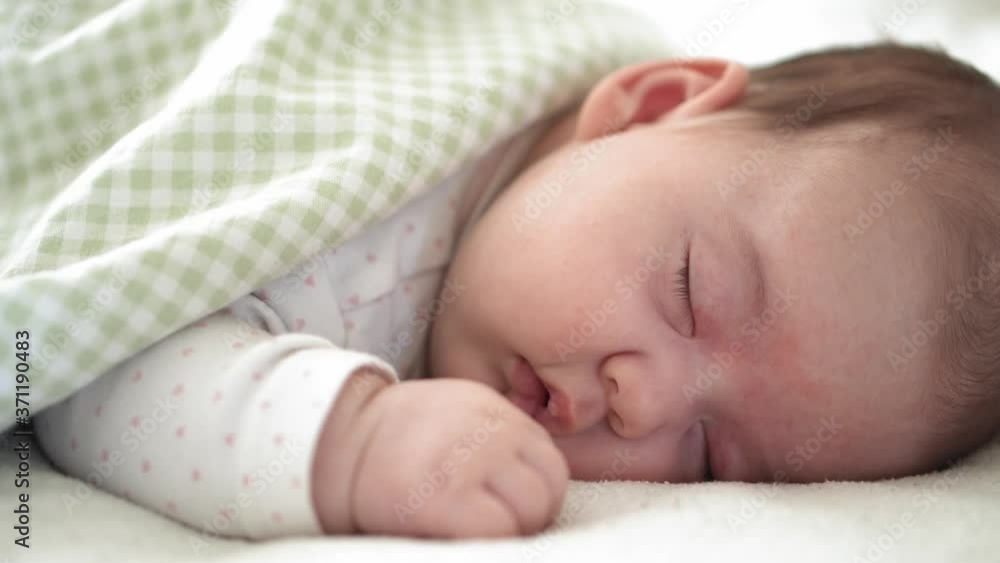 infancy, childhood, development, medicine and health concept - close-up ...