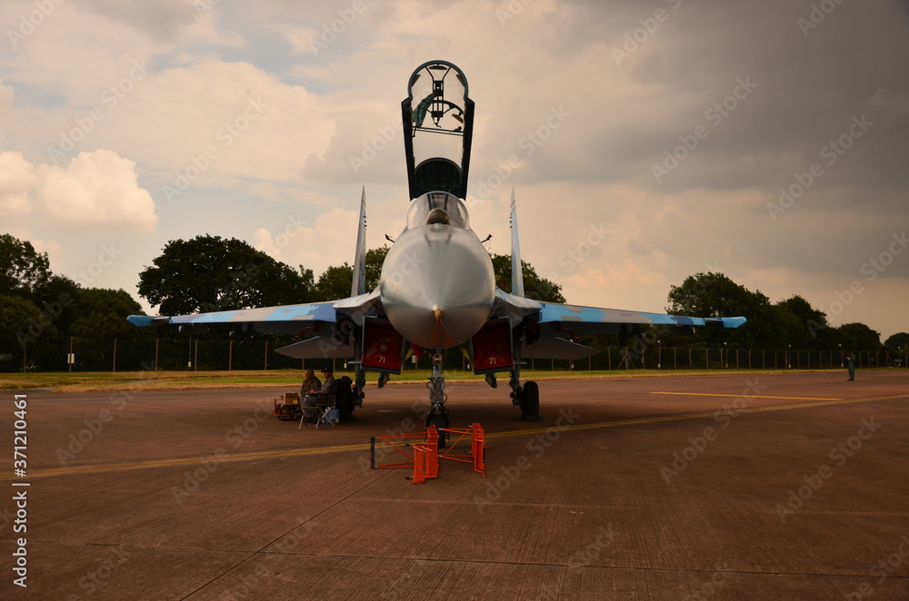 Sukhoi Su-27 Russian military jet Flanker Stock Photo | Adobe Stock