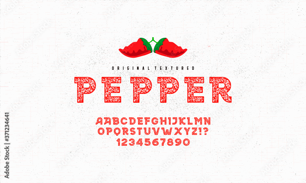 Vintage font design, handwritten alphabet. Vector illustration ...