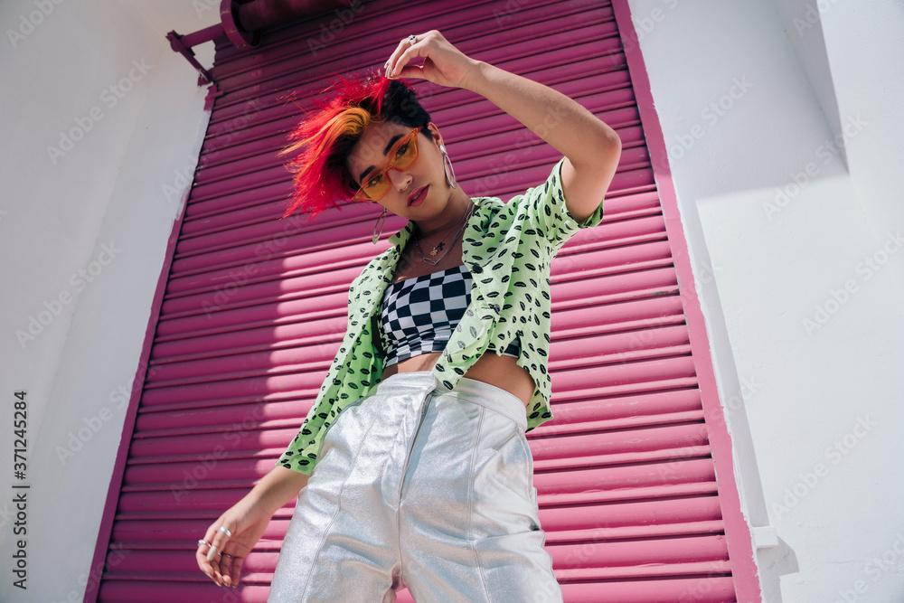 Cool Gen Z woman Stock Photo | Adobe Stock