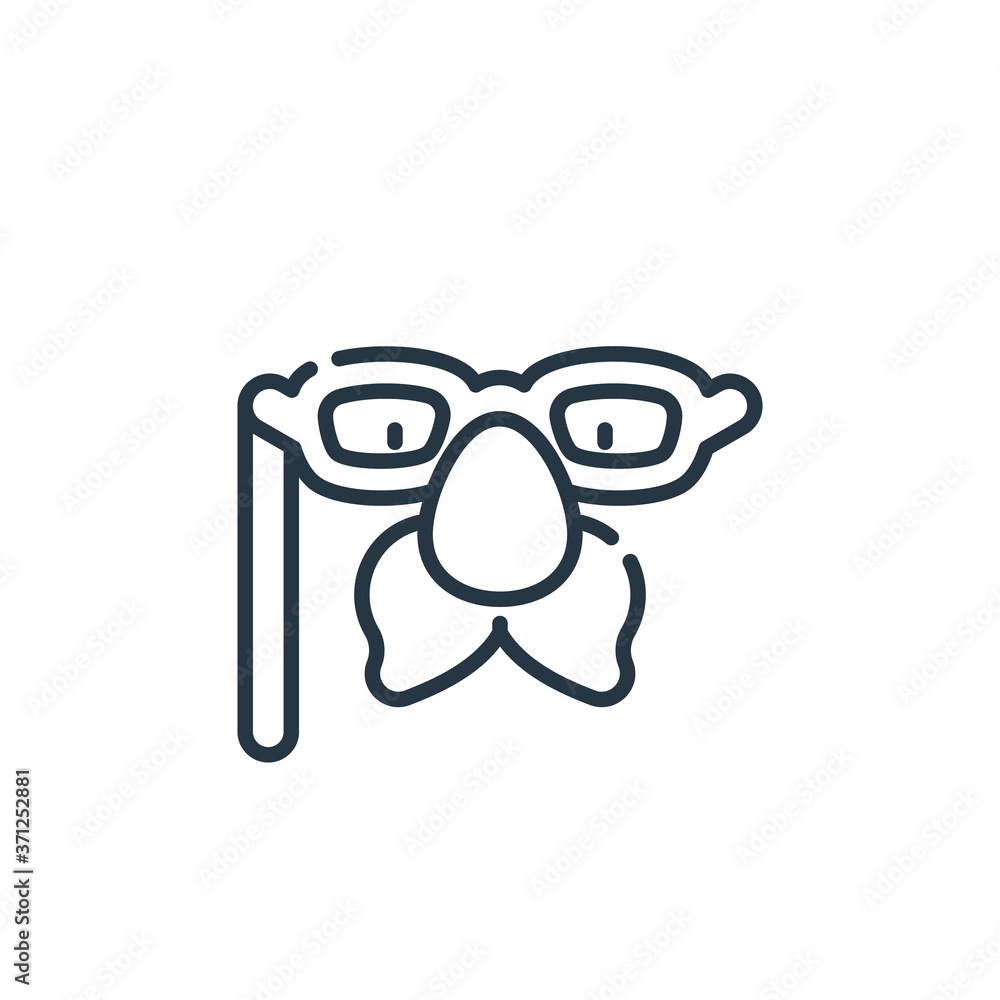 carnival icon vector from fair concept. Thin line illustration of ...