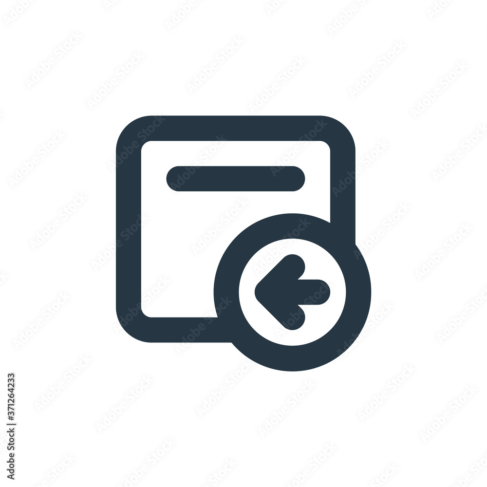 return box icon vector from essentials ui concept. Thin line ...