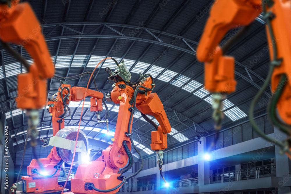 heavy automation robot arm machine in smart factory industrial,Industry ...