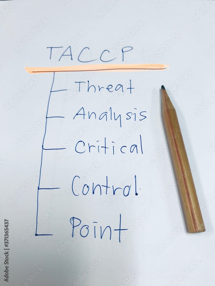 Foto de TACCP is threat analysis critical control point, food safety ...