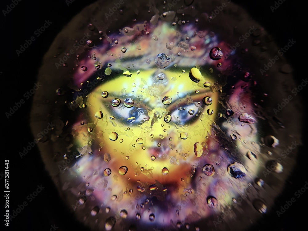 Maa Durga with water droplets Stock Photo | Adobe Stock