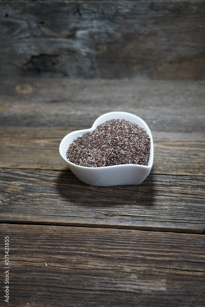 Mix of Plantago afra L. (Plantago psyllium) seeds and Plantago ovata ...