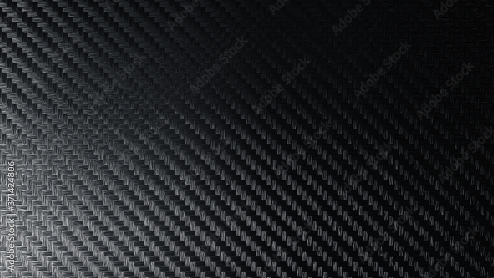 Realistic carbon fiber texture pattern background. Dark with lighting ...