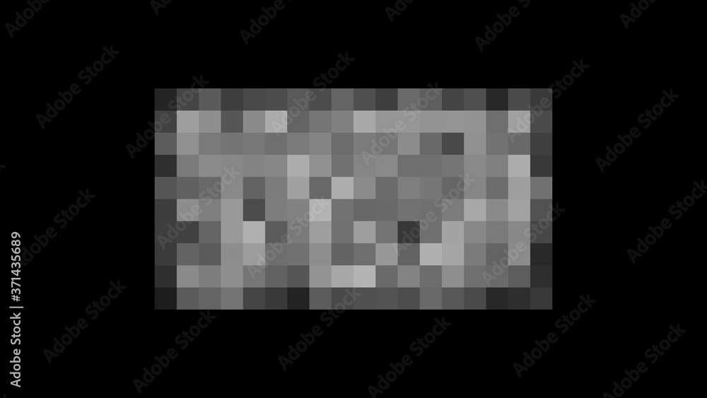 Pixel censored. Black censor bar concept. Censorship rectangle ...