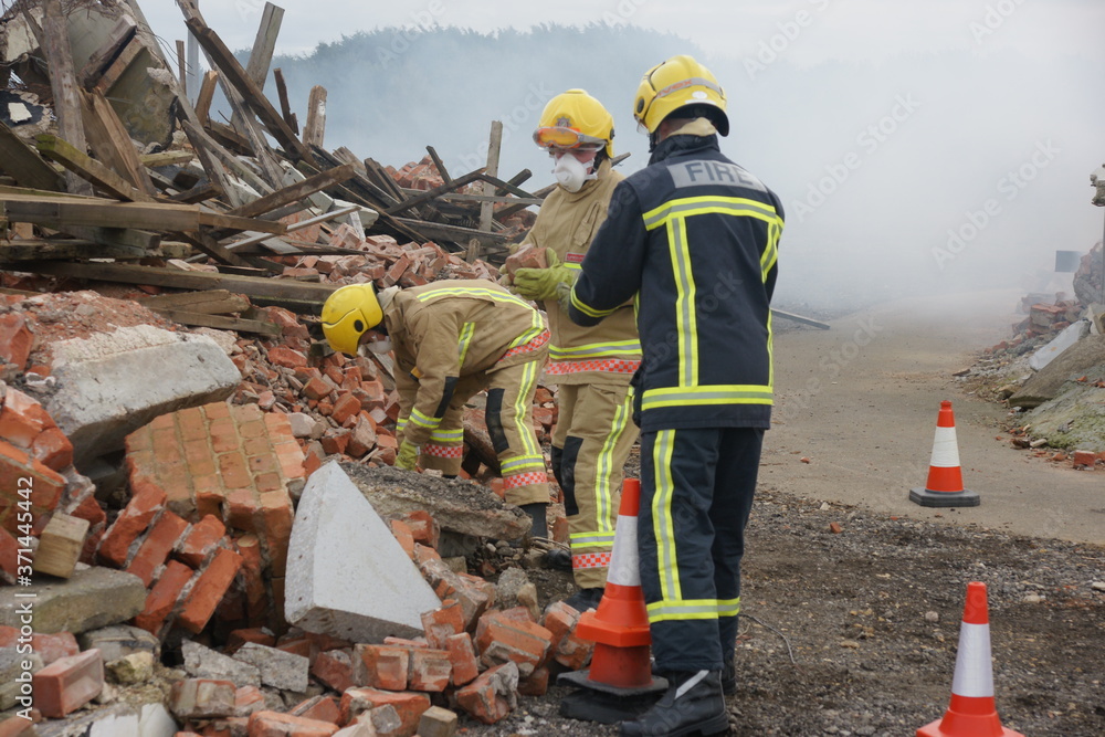 structural damage, building collapse, danger zone, search and rescue ...