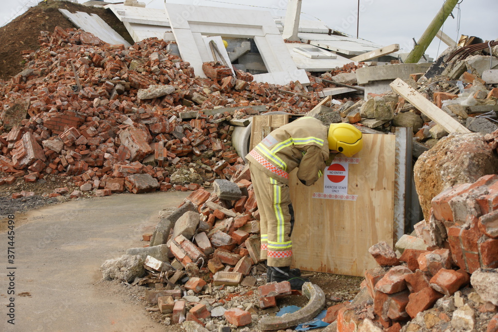structural damage, building collapse, danger zone, search and rescue ...